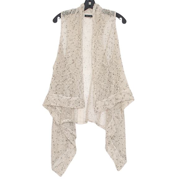 Katie Todd | Sweaters | Katie Todd Vest Boho Open Knit Waterfall ...